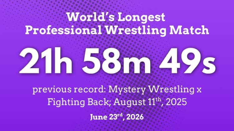 New Record Set For Longest Pro Wrestling Match In History