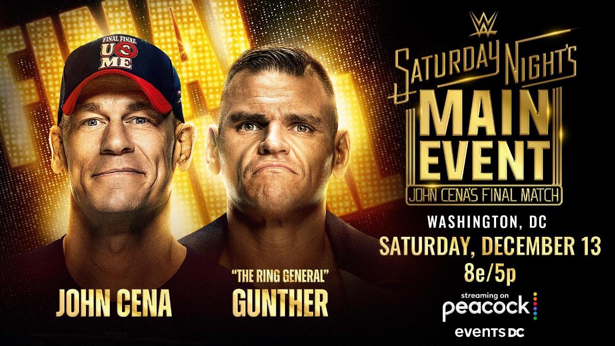John Cena Vs. Gunther Scheduled To Open WWE Saturday Night's Main Event