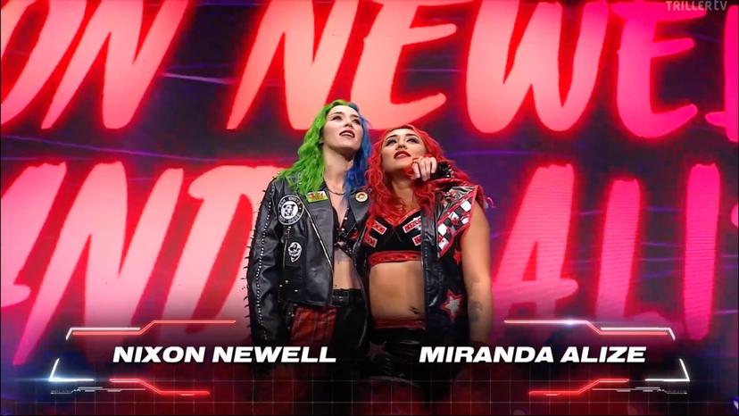 Nixon Newell & Miranda Alize Not Expected To Be Back In AEW After ...