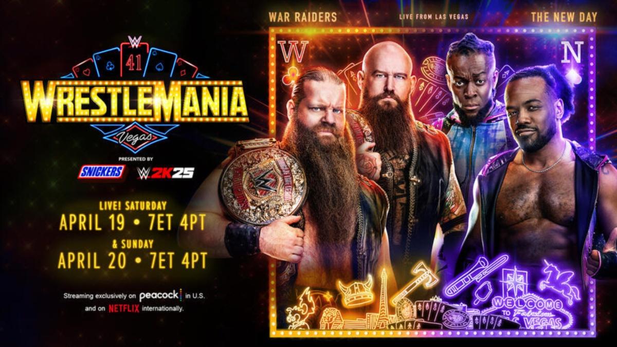 War Raiders Vs. New Day Set For WrestleMania 41